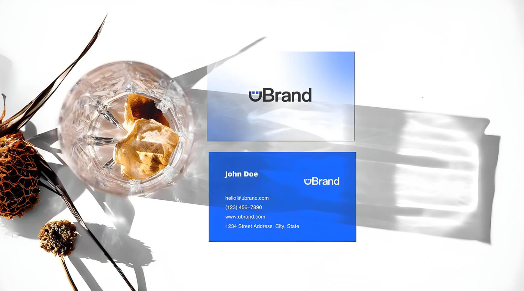 6款名片VI品牌效果图 | 在线编辑下载 - uBrand博客